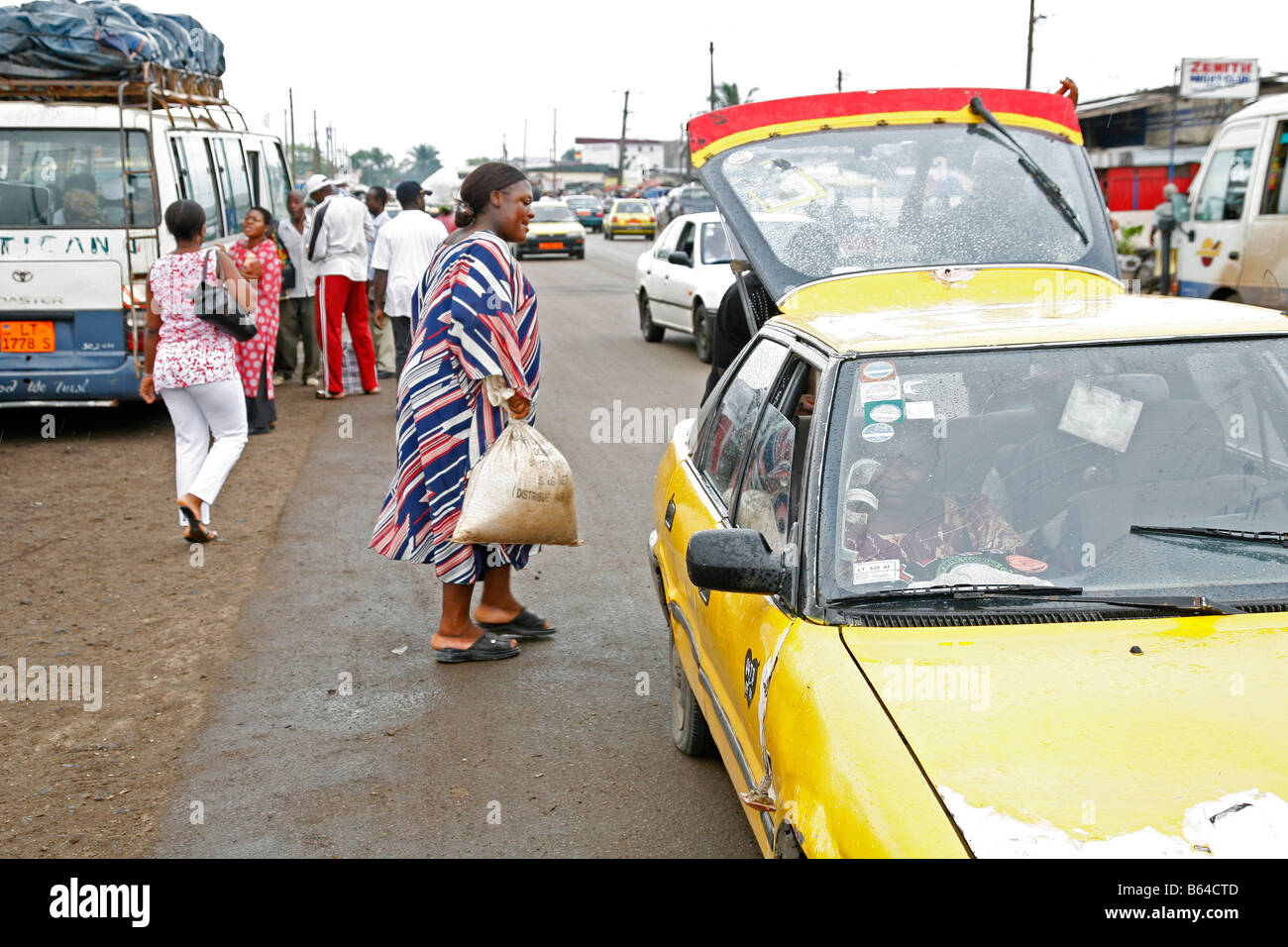 Taxi Douala Cameroon Stock Photo - Alamy