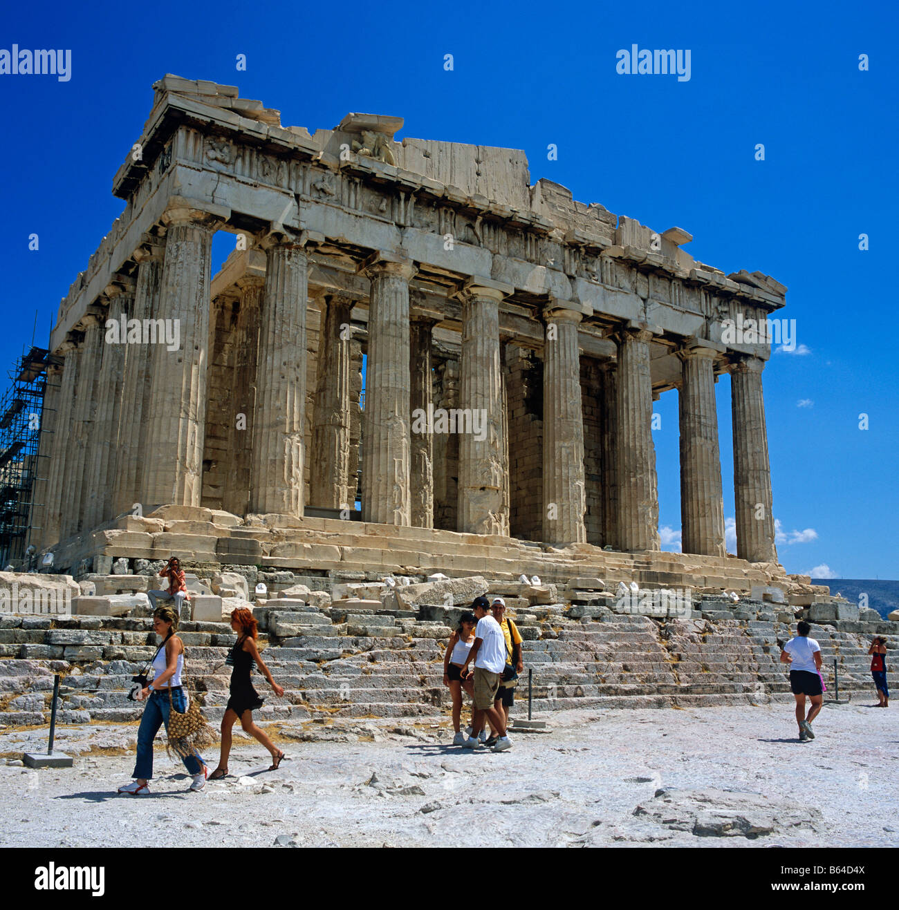The Parthenon Acropolis Athens Greece Hellas Stock Photo - Alamy