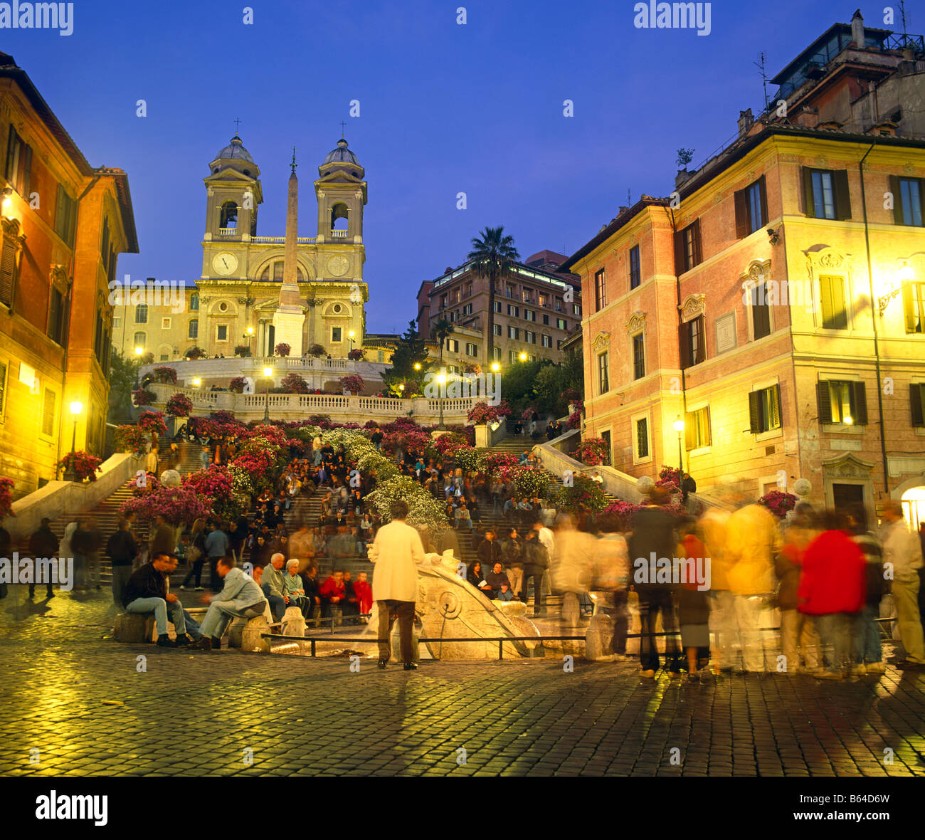 The Spanish Steps Rome Italy Europe Stock Photo - Alamy