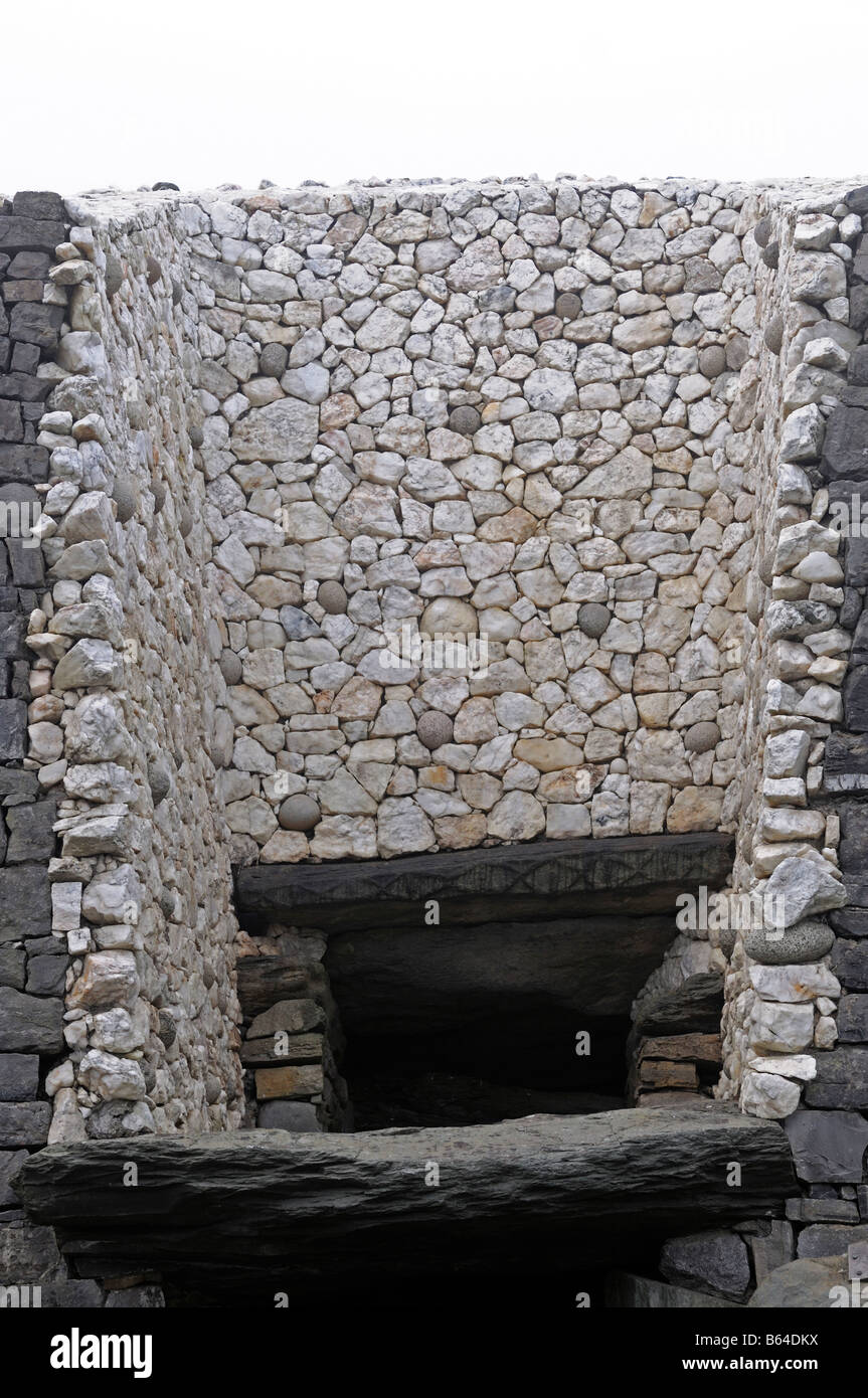 Detail closeup close up of the lightbox entrance stone and door ...