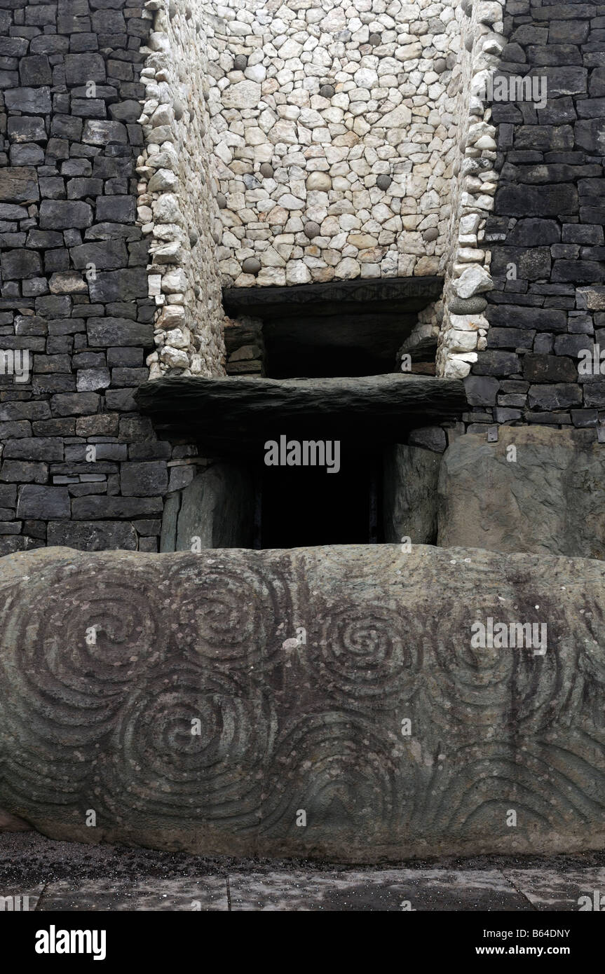 Detail closeup close up of the lightbox entrance stone and door ...