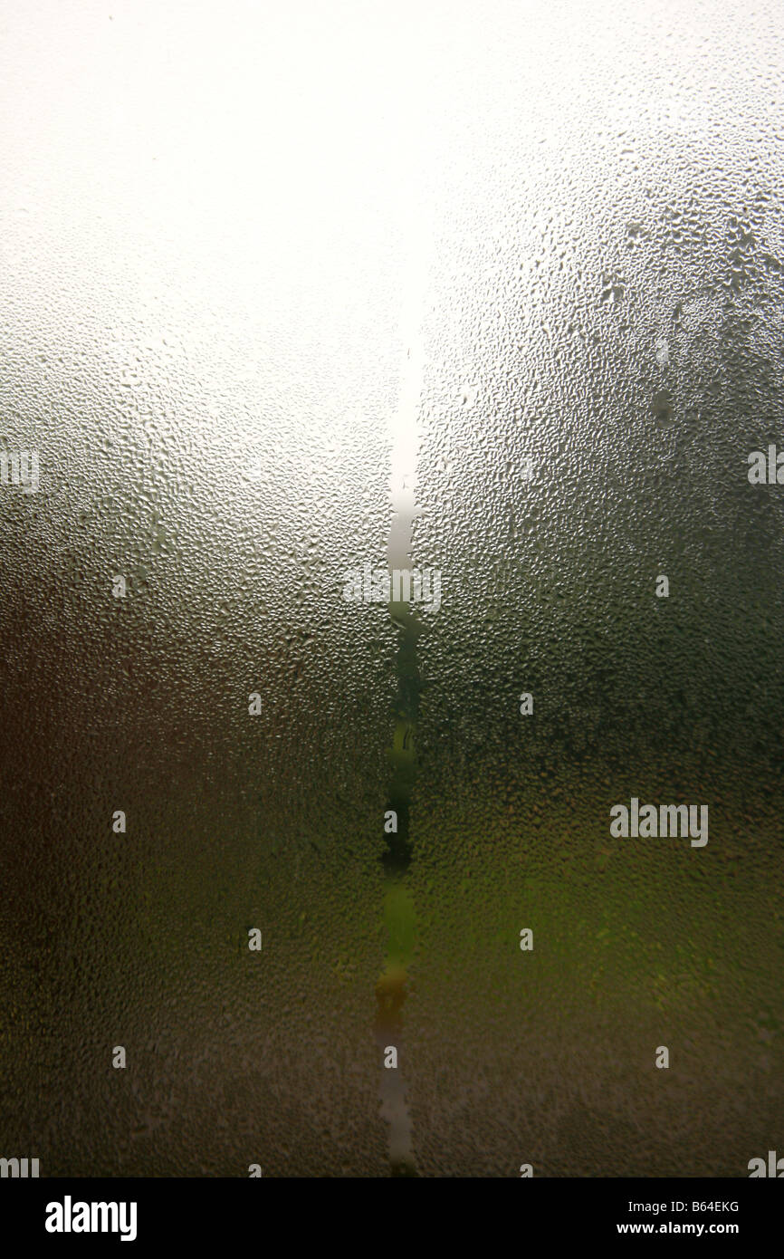 Condensation on window Stock Photo - Alamy