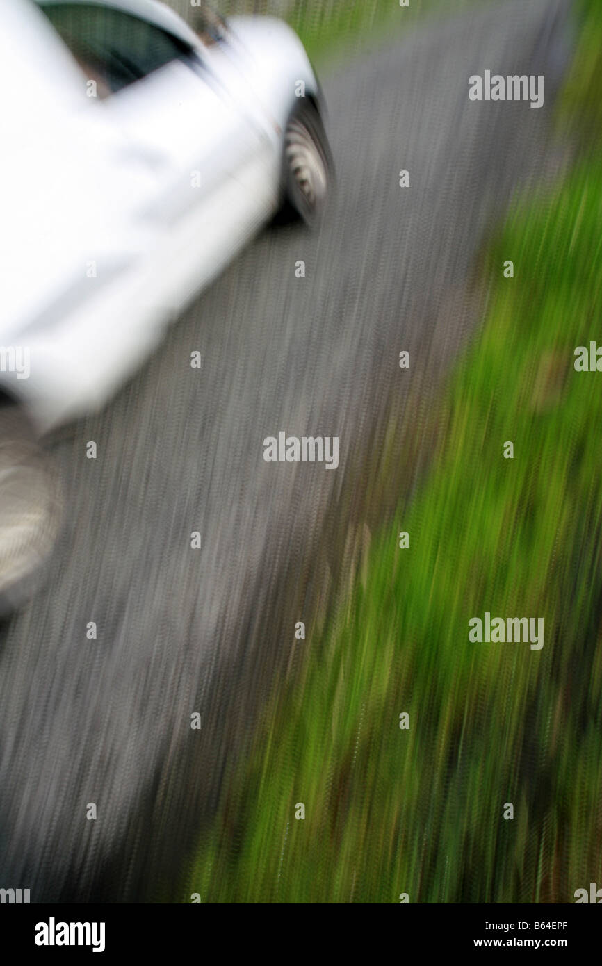 Driving country lane blur driver hi-res stock photography and images ...