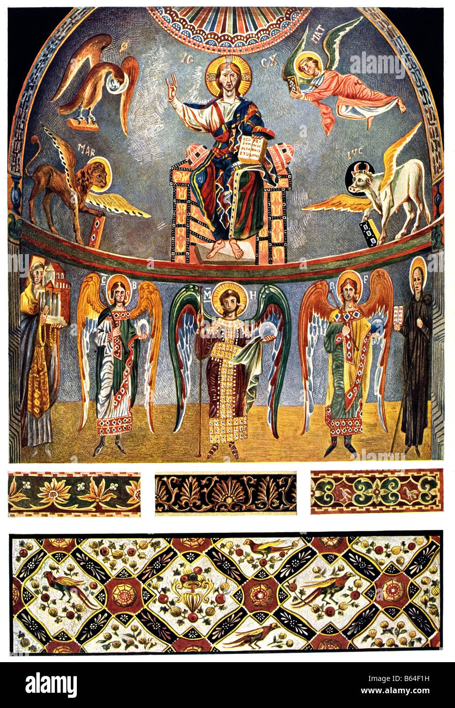 Fresco paintings in the 11 century hi-res stock photography and images ...