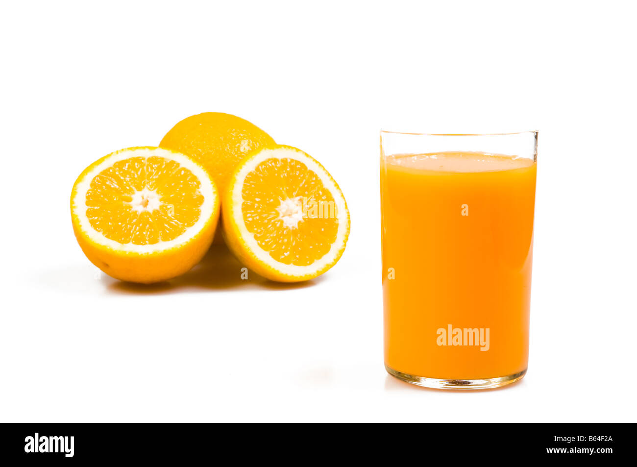 orange juice isolated on white Stock Photo - Alamy