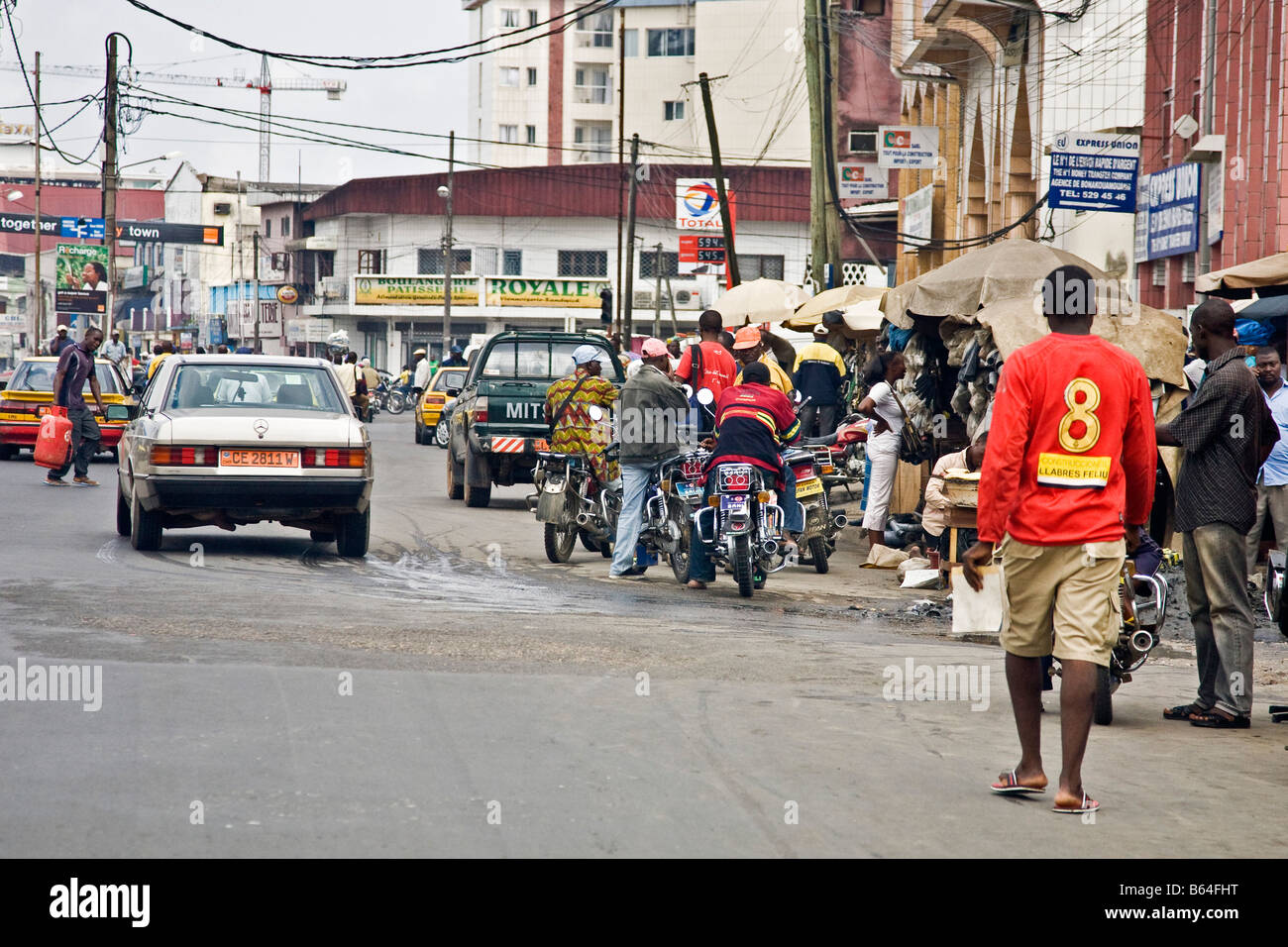 Douala city centre hi-res stock photography and images - Alamy