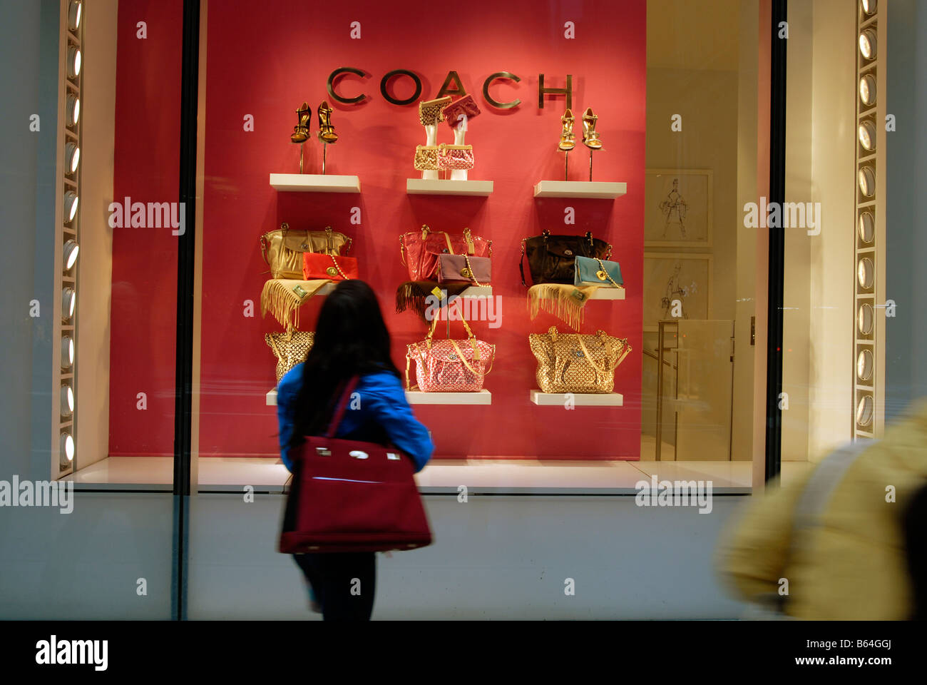 A Coach store on Madison Avenue in New York Stock Photo - Alamy