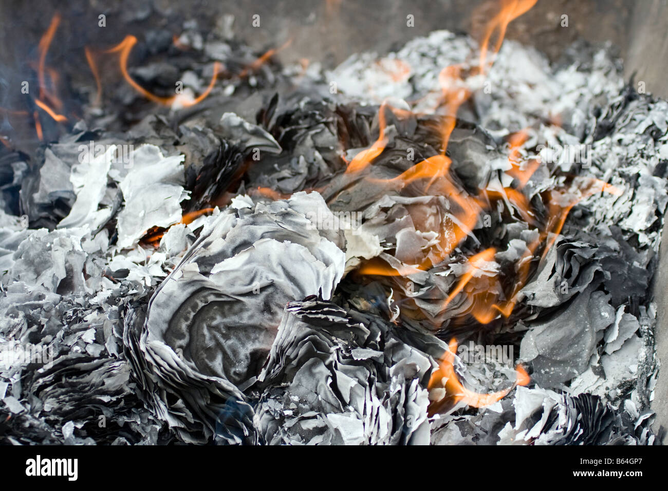 Burn waste hi-res stock photography and images - Alamy