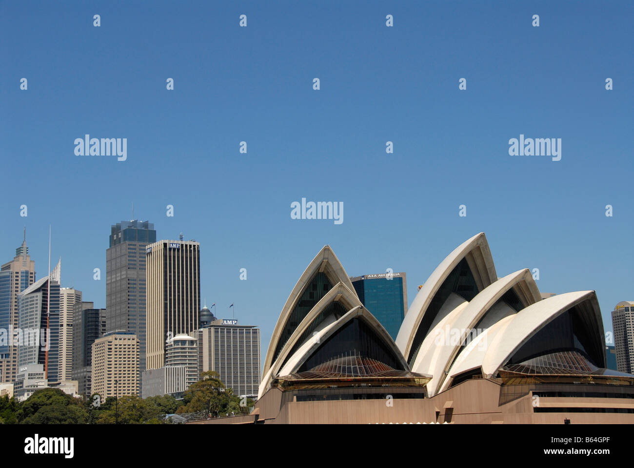 Opera house and financial district Sydney Australia Stock Photo - Alamy