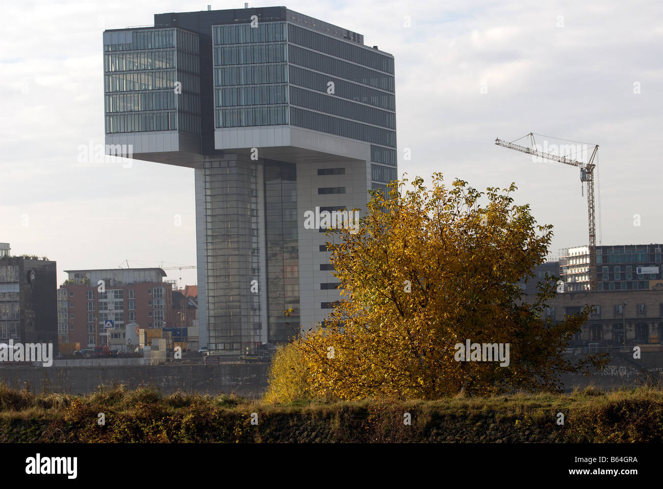 The Kranhaus (crane House), a prestigious office development beside the ...