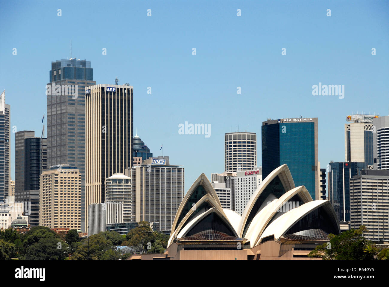 Opera house and financial district Sydney Australia Stock Photo - Alamy