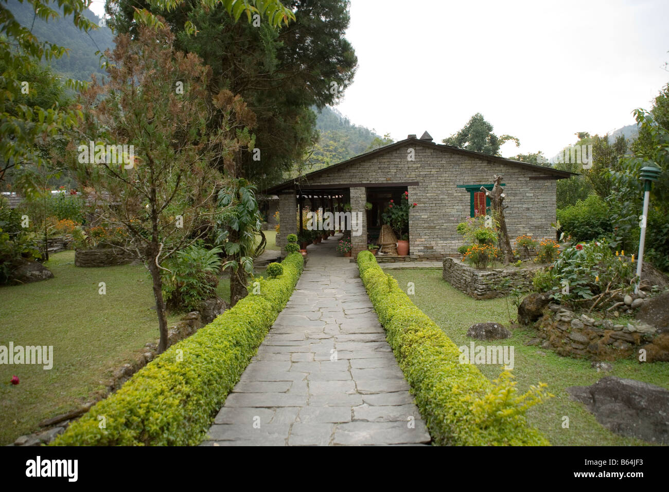 Ker sanctuary lodge hotel birethanti hi-res stock photography and ...