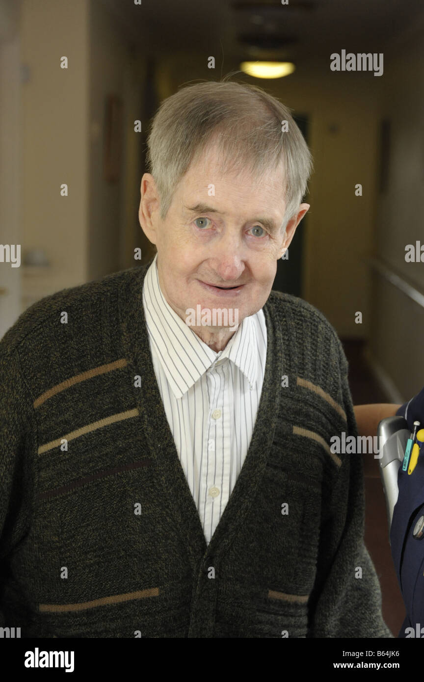 Elderly man with dementia, portrait Stock Photo - Alamy