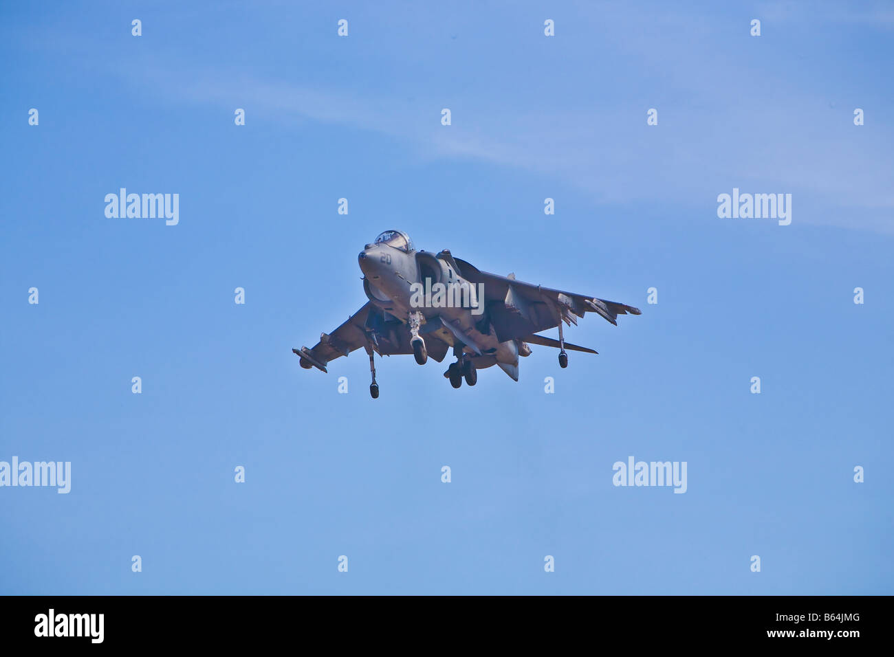 US Marine AV 8B Harrier vertical take off and landing aircraft Stock ...