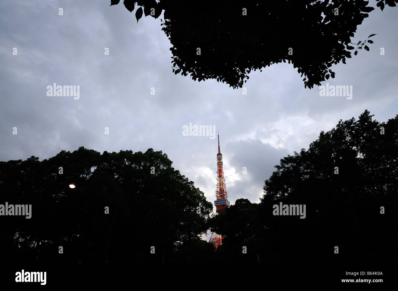 Tokyo tower. Shiba area. Minato-ku district. Tokyo. Japan Stock Photo - Alamy