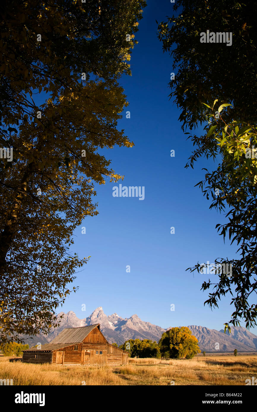 Mormon Barn, Moose, Grand Teton NP, USA Stock Photo - Alamy