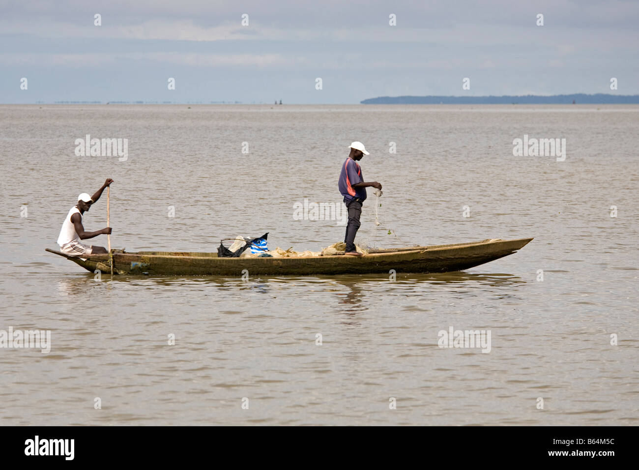 Pirogue Douala Cameroon Africa Stock Photo - Alamy