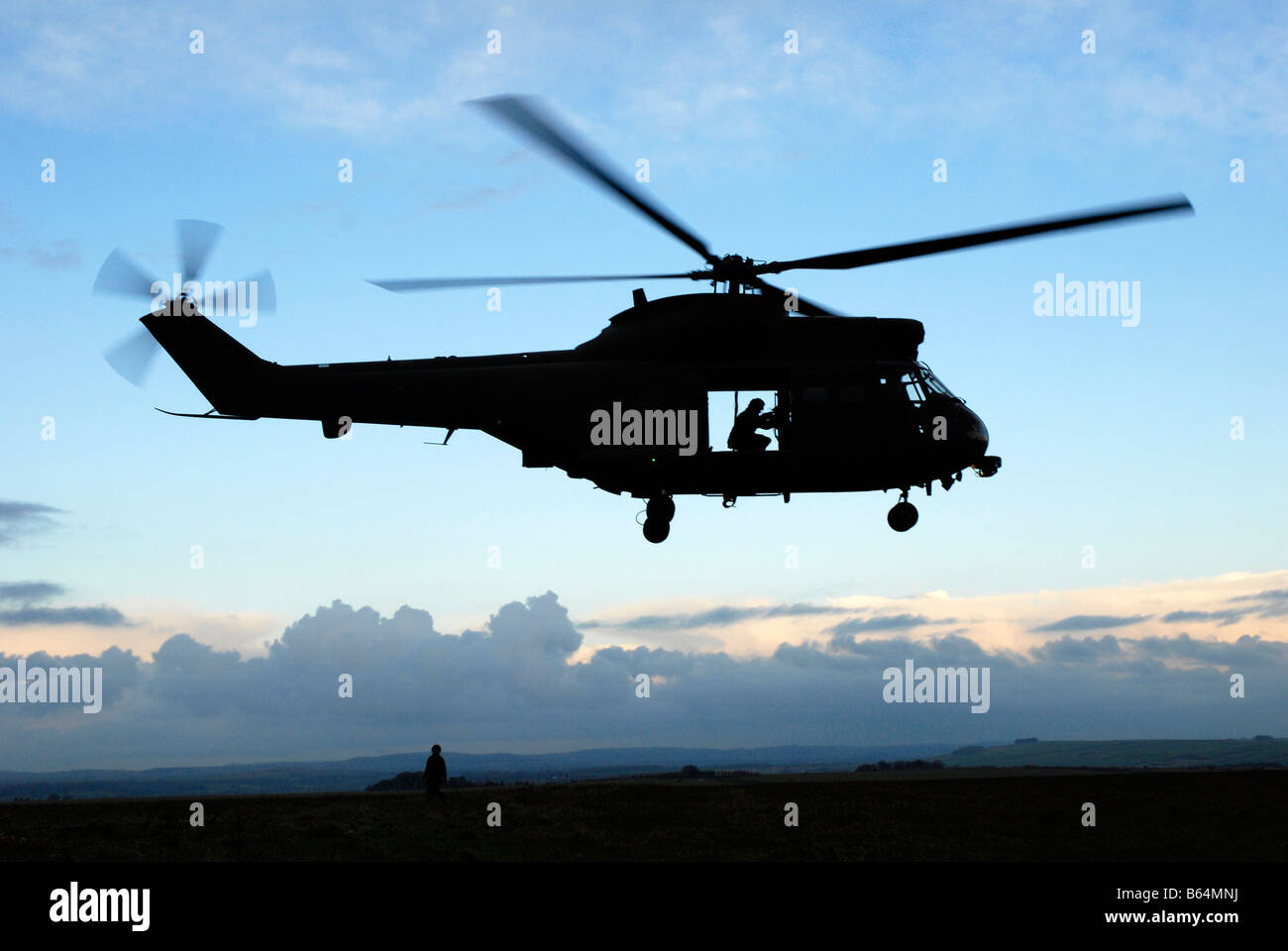 Royal Air Force (RAF) Puma Helicopter Stock Photo - Alamy