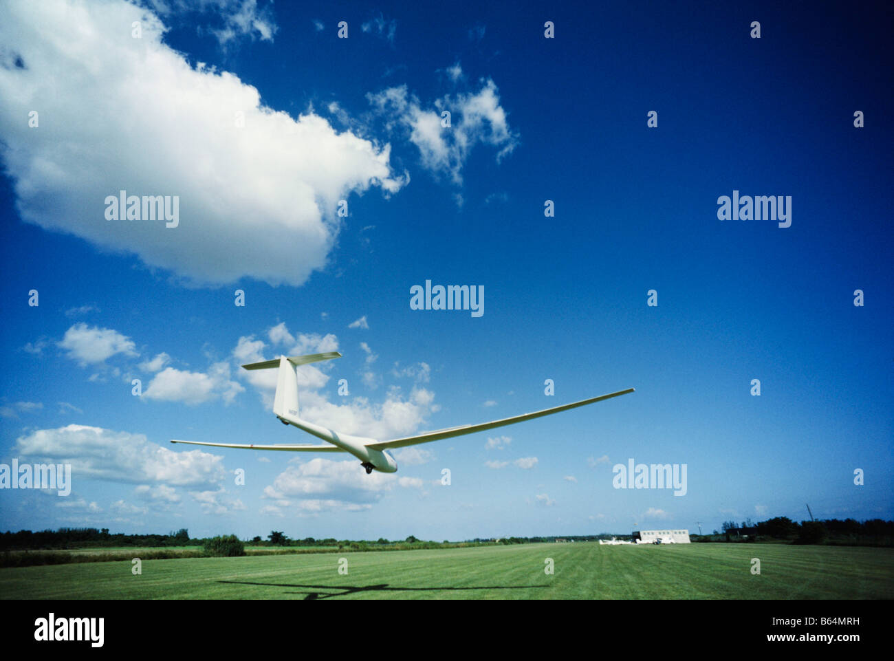 Sailplanes in flight, blue skies, Miami Stock Photo - Alamy