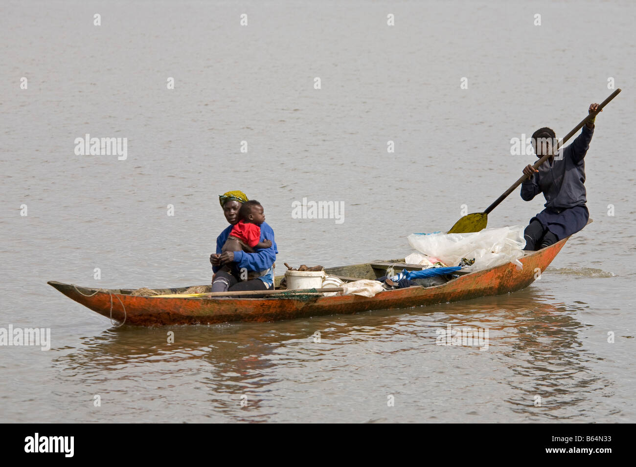 Pirogue Douala Cameroon Africa Stock Photo - Alamy