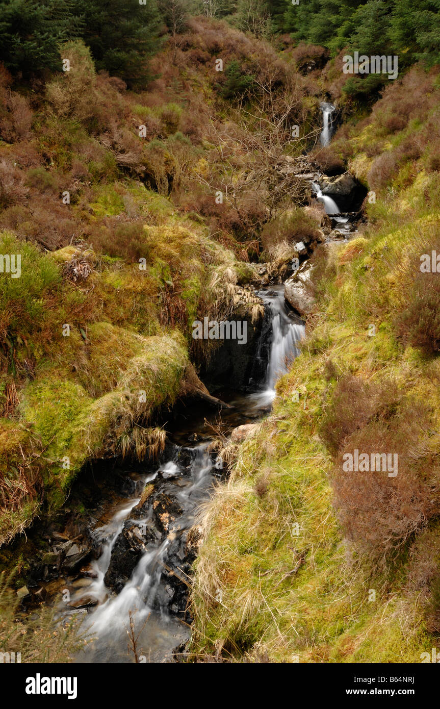 waterfall in snowdonia Stock Photo - Alamy