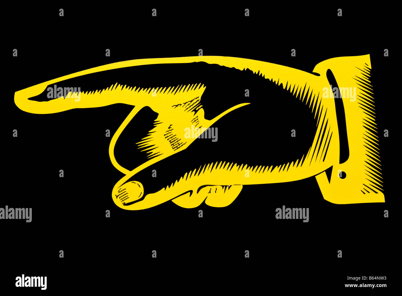 Hand pointing finger left right hi-res stock photography and images - Alamy