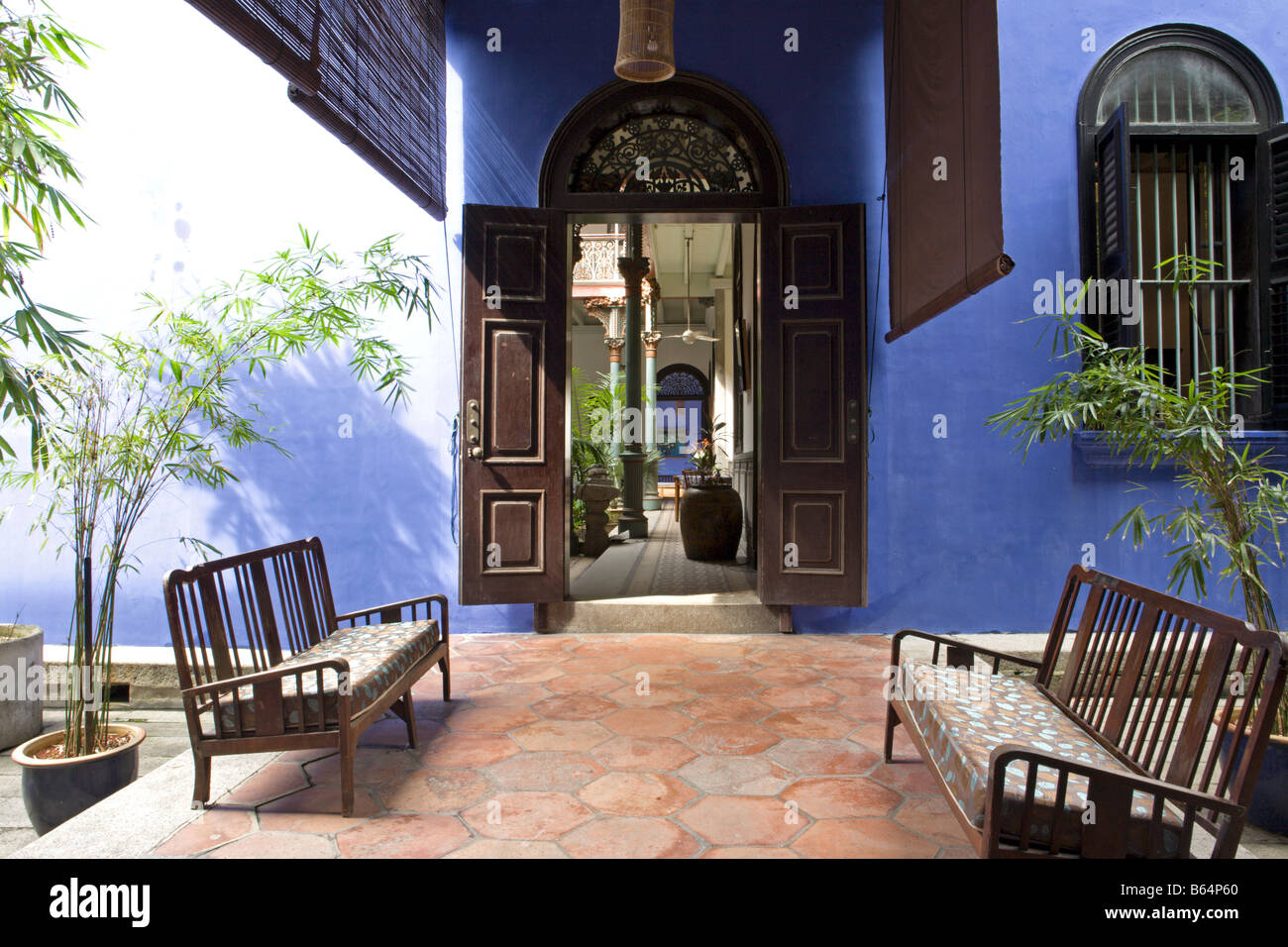 Interior, Cheong Fatt Tze Mansion, Penang, Malaysia Stock Photo - Alamy