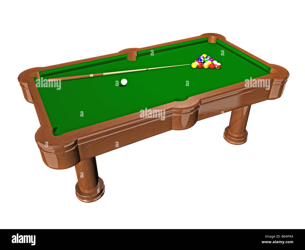 Pool balls stick Cut Out Stock Images & Pictures - Alamy