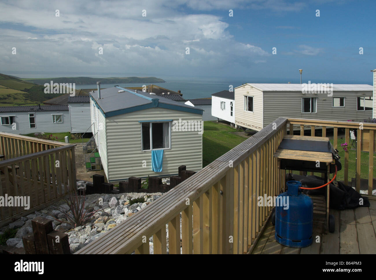 Woolacombe Bay Holiday Park Stock Photo - Alamy