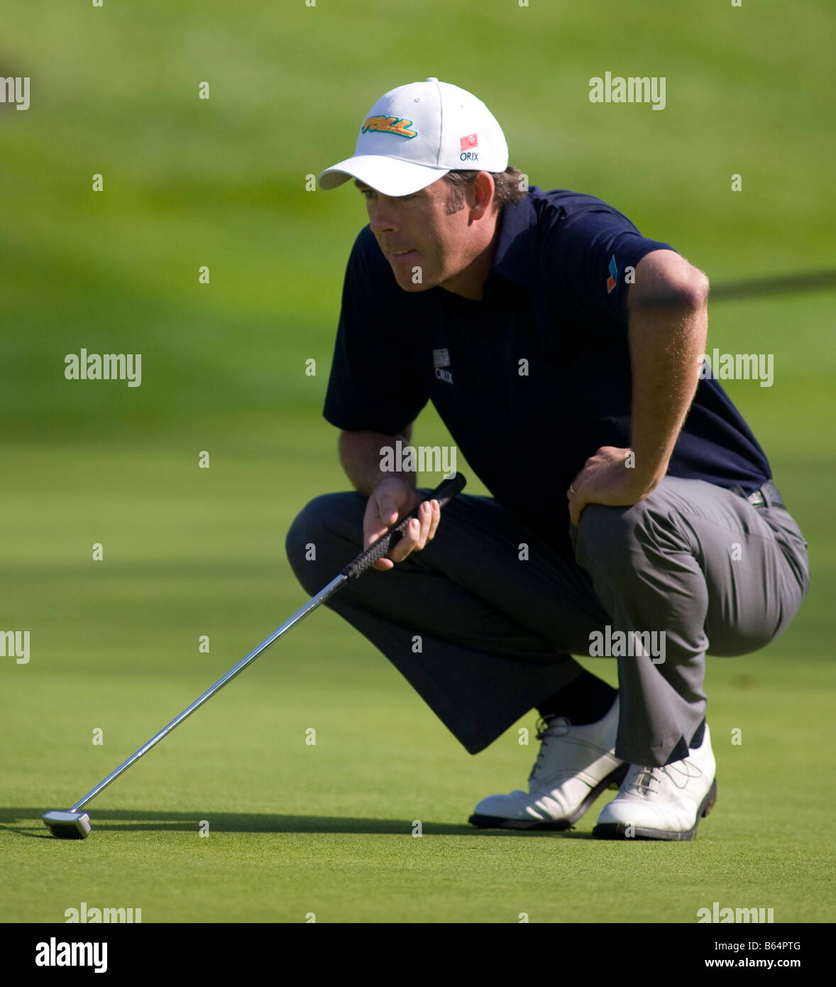 THE BELFRY ENGLAND SEP 25 Richard GREEN AUS competing in the British ...