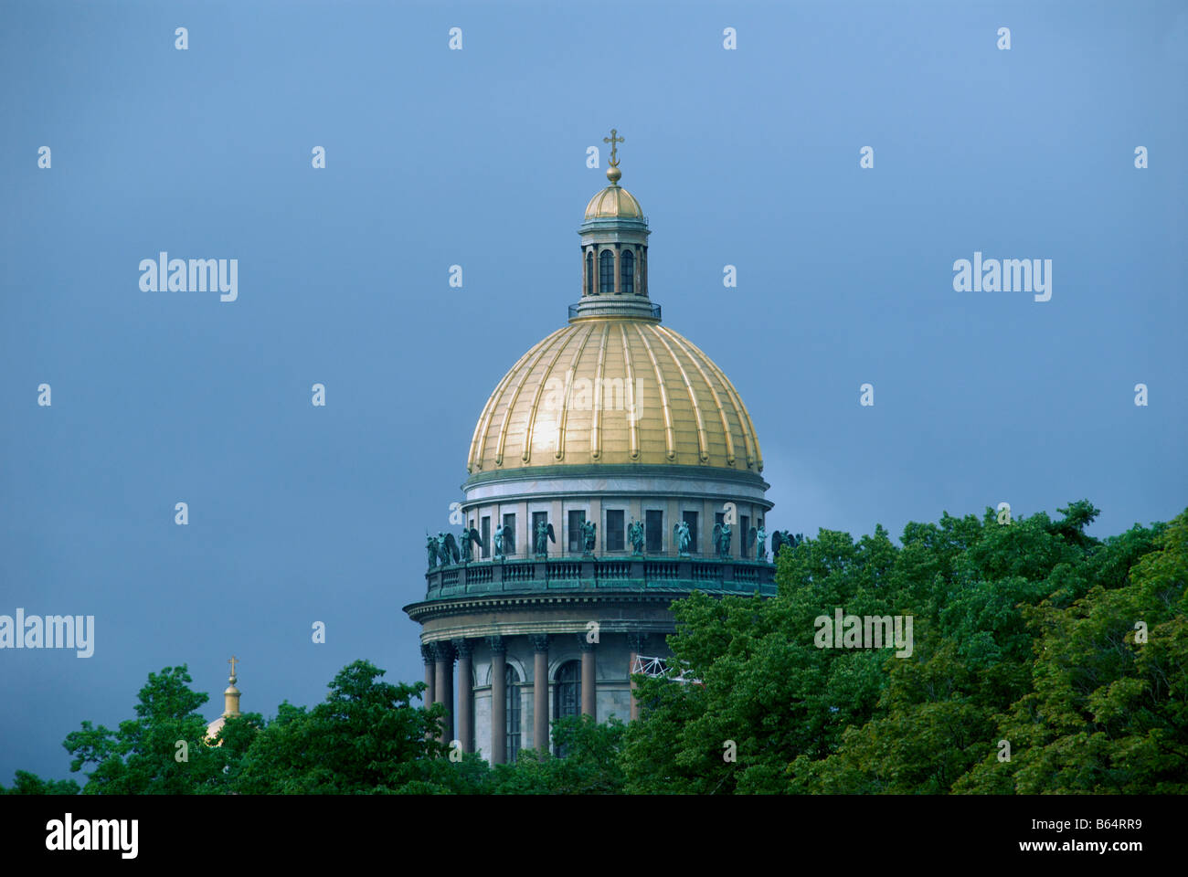 Dome St Isaac's Cathedral St Petersburg Russia Stock Photo - Alamy