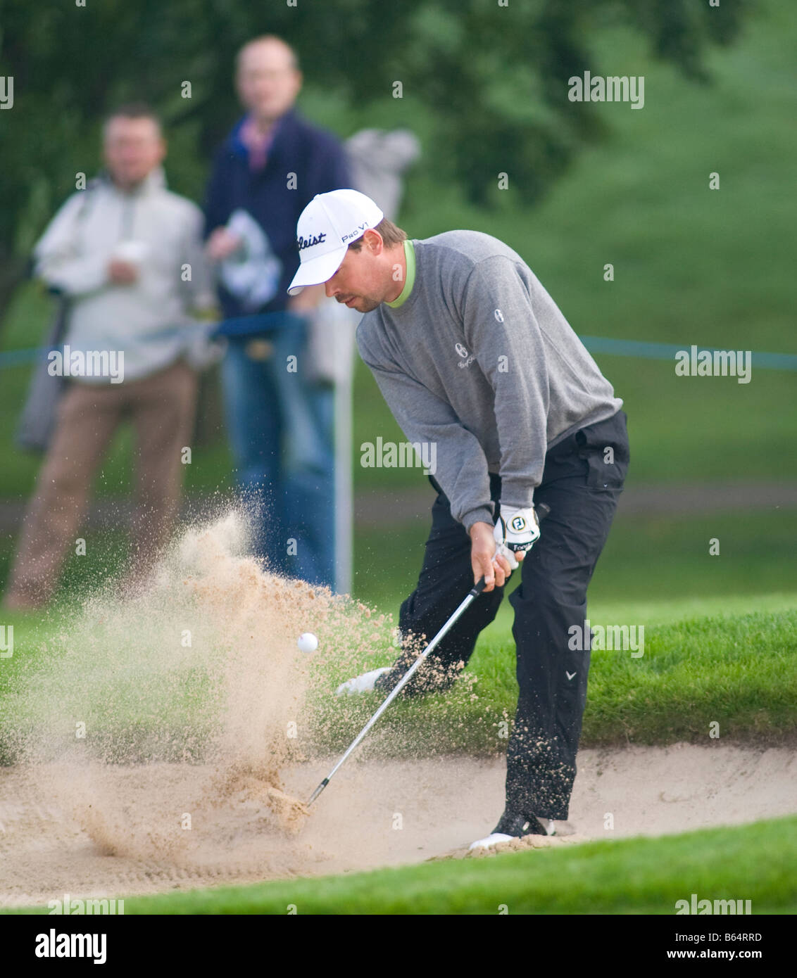 THE BELFRY ENGLAND SEP 28 Mikael LUNDBERG SWE competing in the British ...