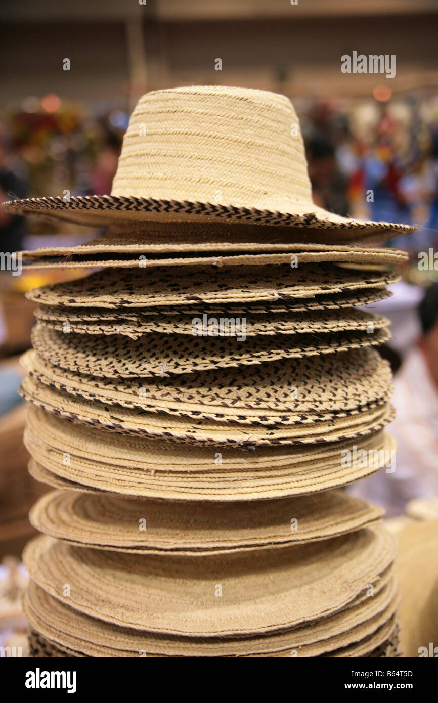 Panama straw hats panama hi-res stock photography and images - Alamy
