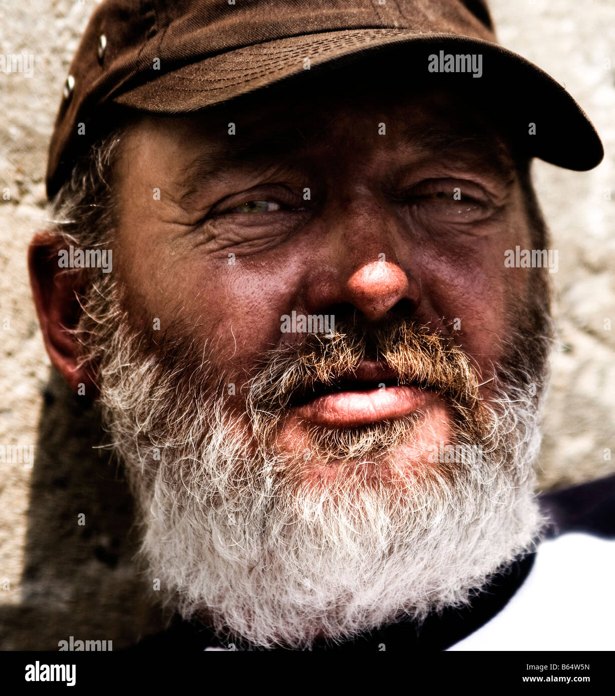 Portrait of Homeless Man. Brooklyn, NY, USA Stock Photo - Alamy