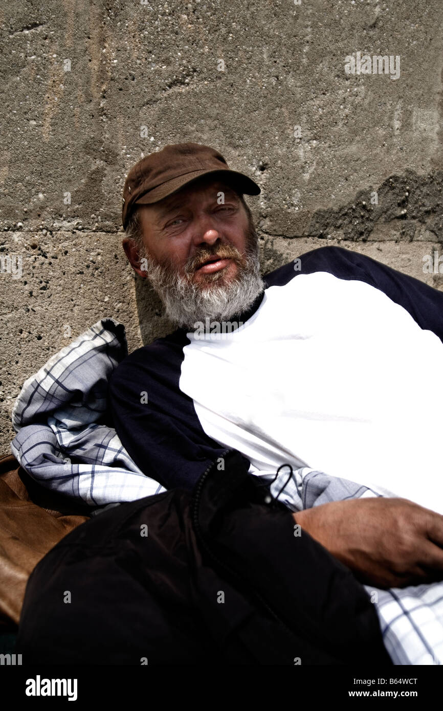 Homeless Man. Brooklyn, NY, USA Stock Photo - Alamy
