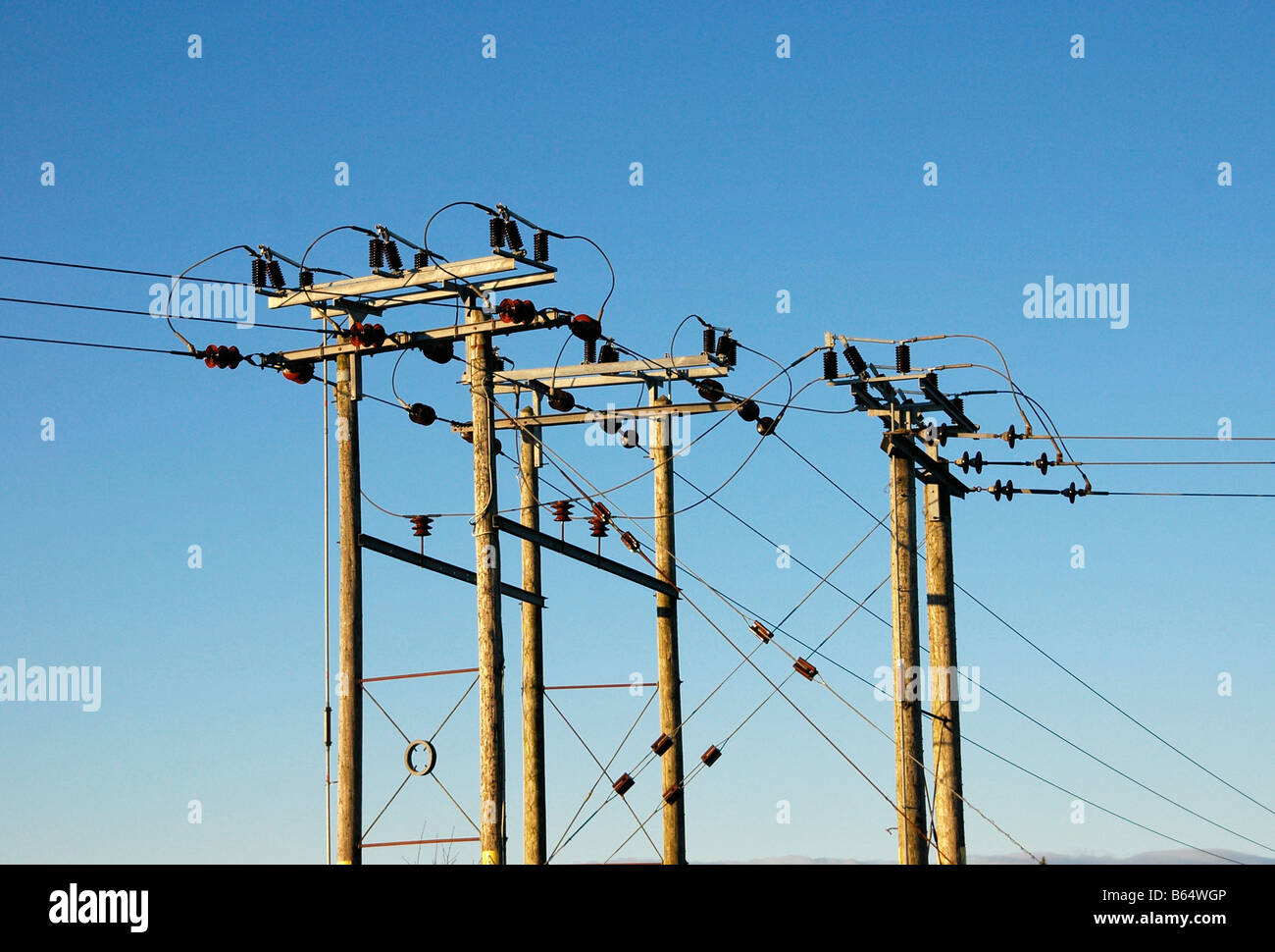 Electricity poles hi-res stock photography and images - Alamy