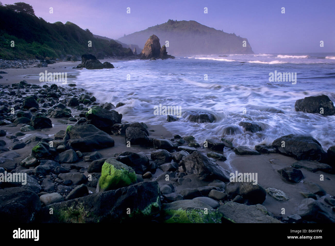 Morning light over Trinidad Head Trinidad State Beach Humboldt County ...
