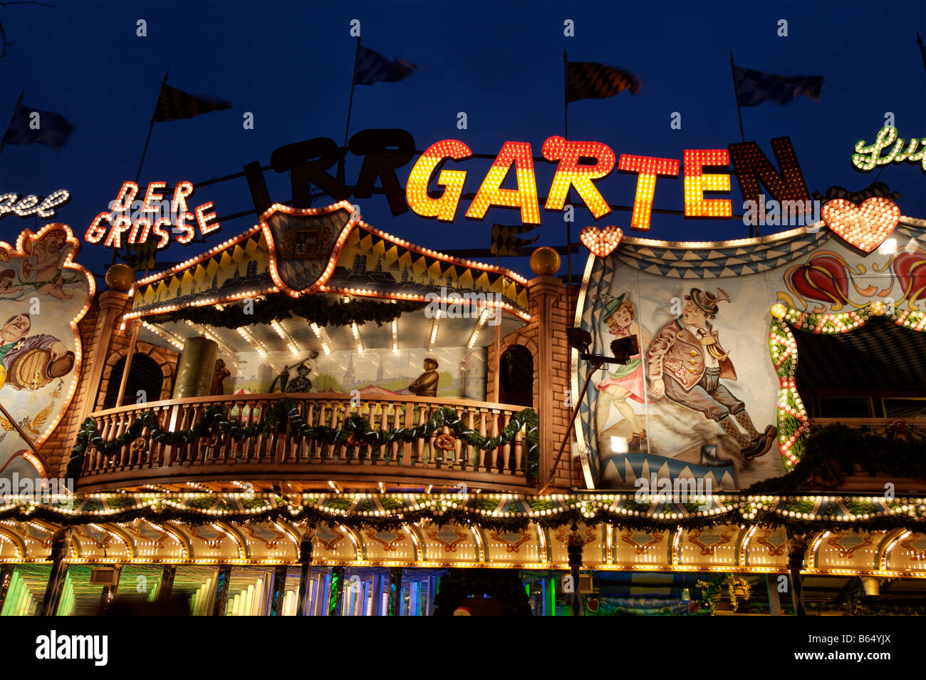 German christmas winter wonderland fair hi-res stock photography and ...