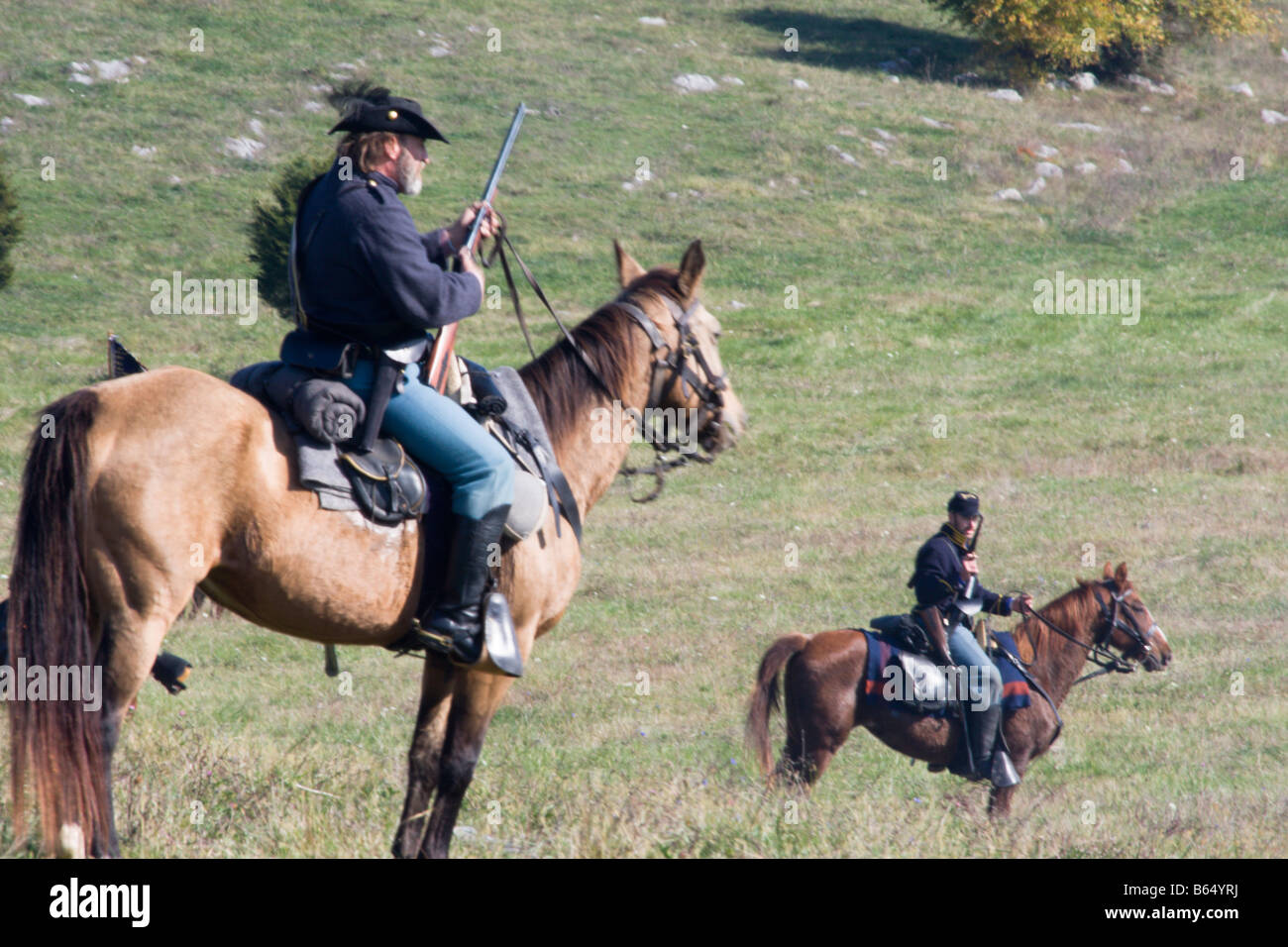 Federal soldiers stand ready 2008 hi-res stock photography and images ...