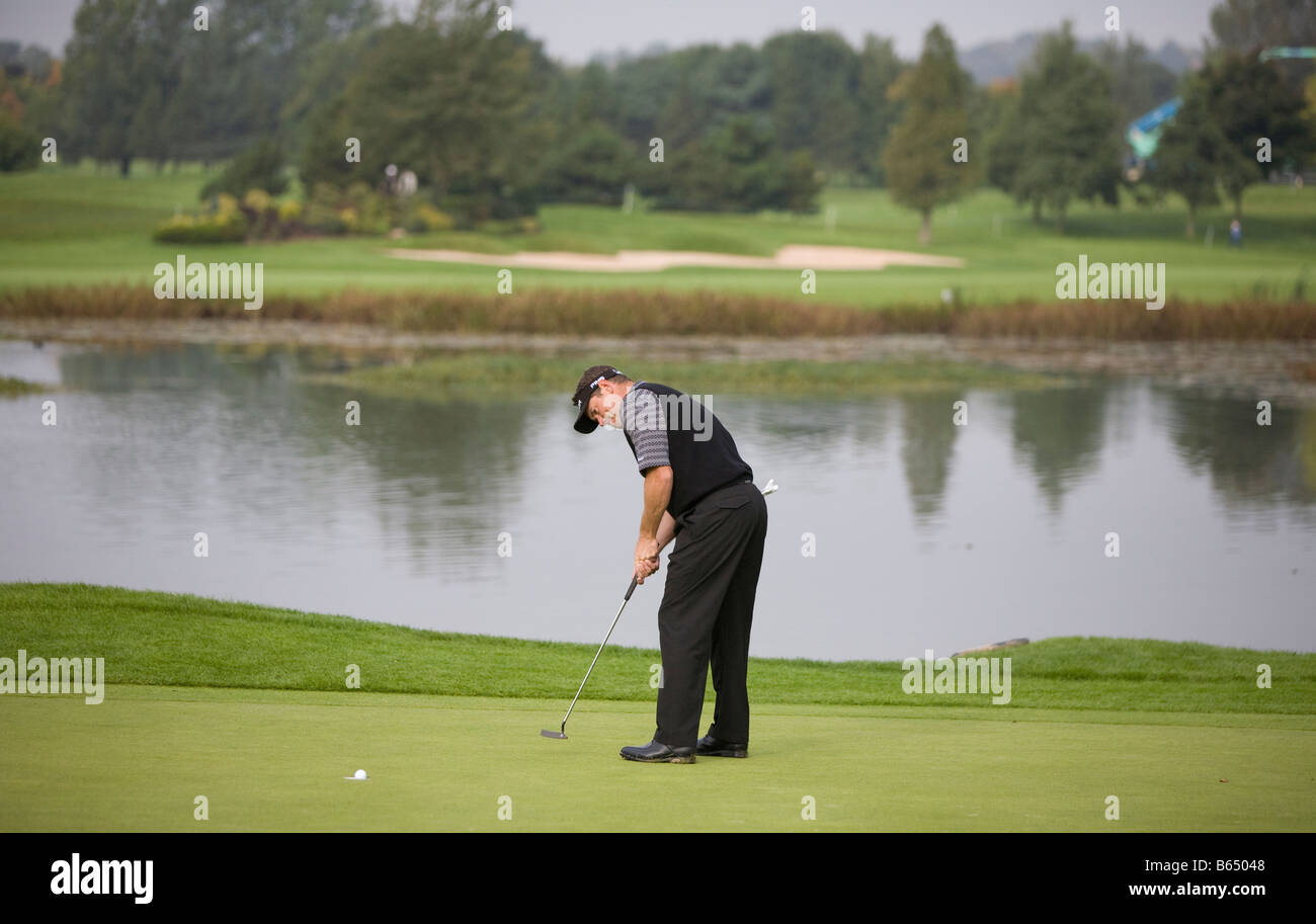 THE BELFRY ENGLAND SEP 28 Lee WESTWOOD ENG competing in the British ...