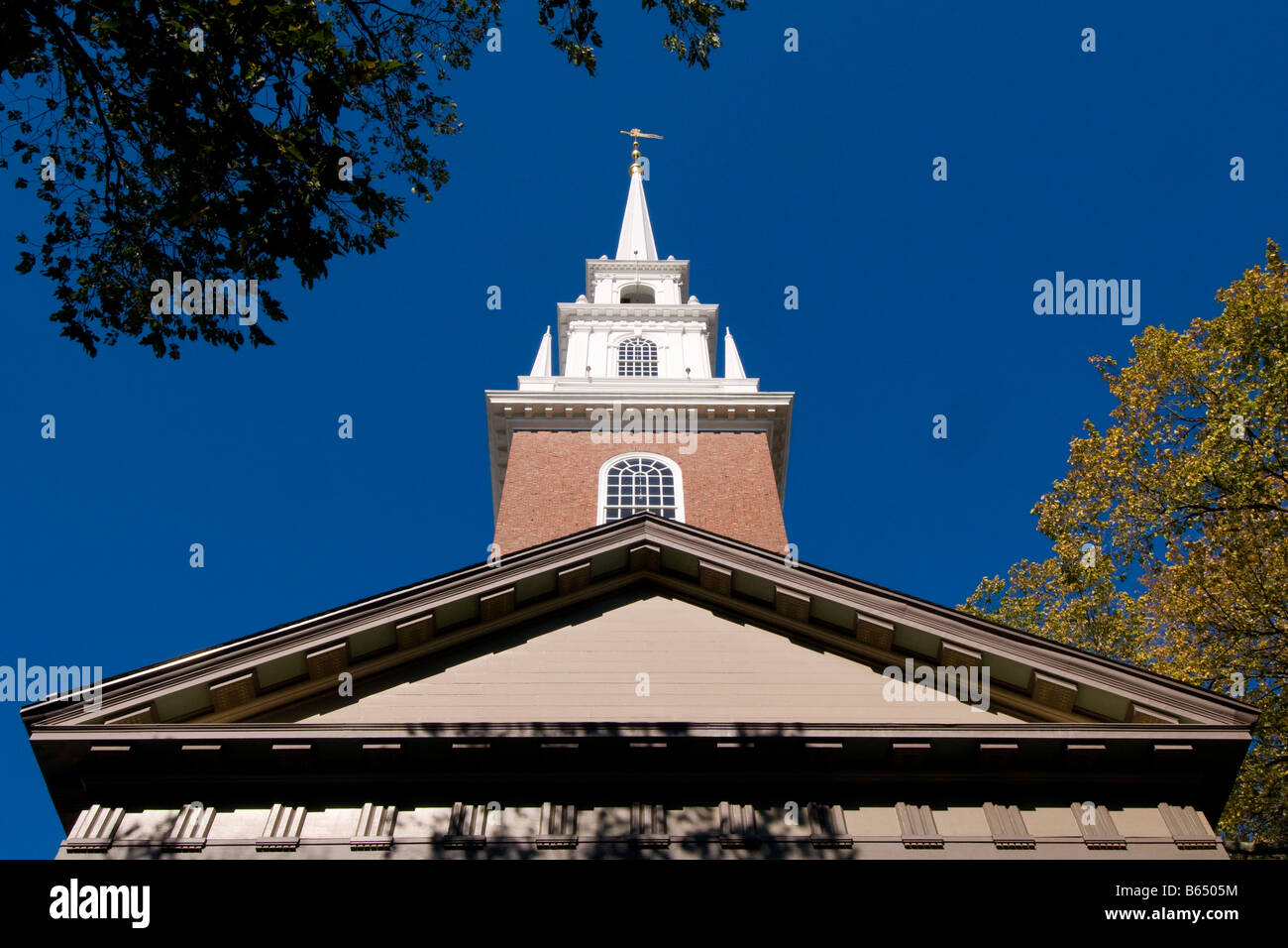 Memorial Church, Harvard University, Cambridge MASS, New England USA ...