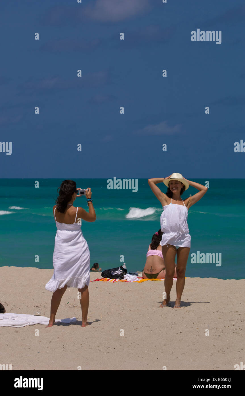 Women having a good time at the beach hi-res stock photography and ...