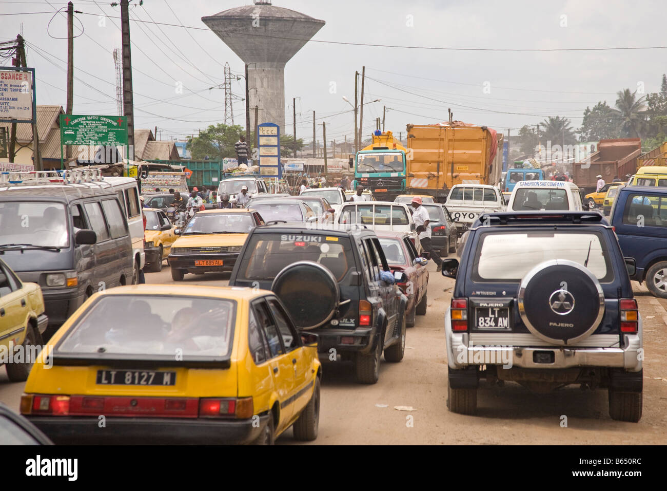 Traffic Douala Cameroon Africa Stock Photo - Alamy