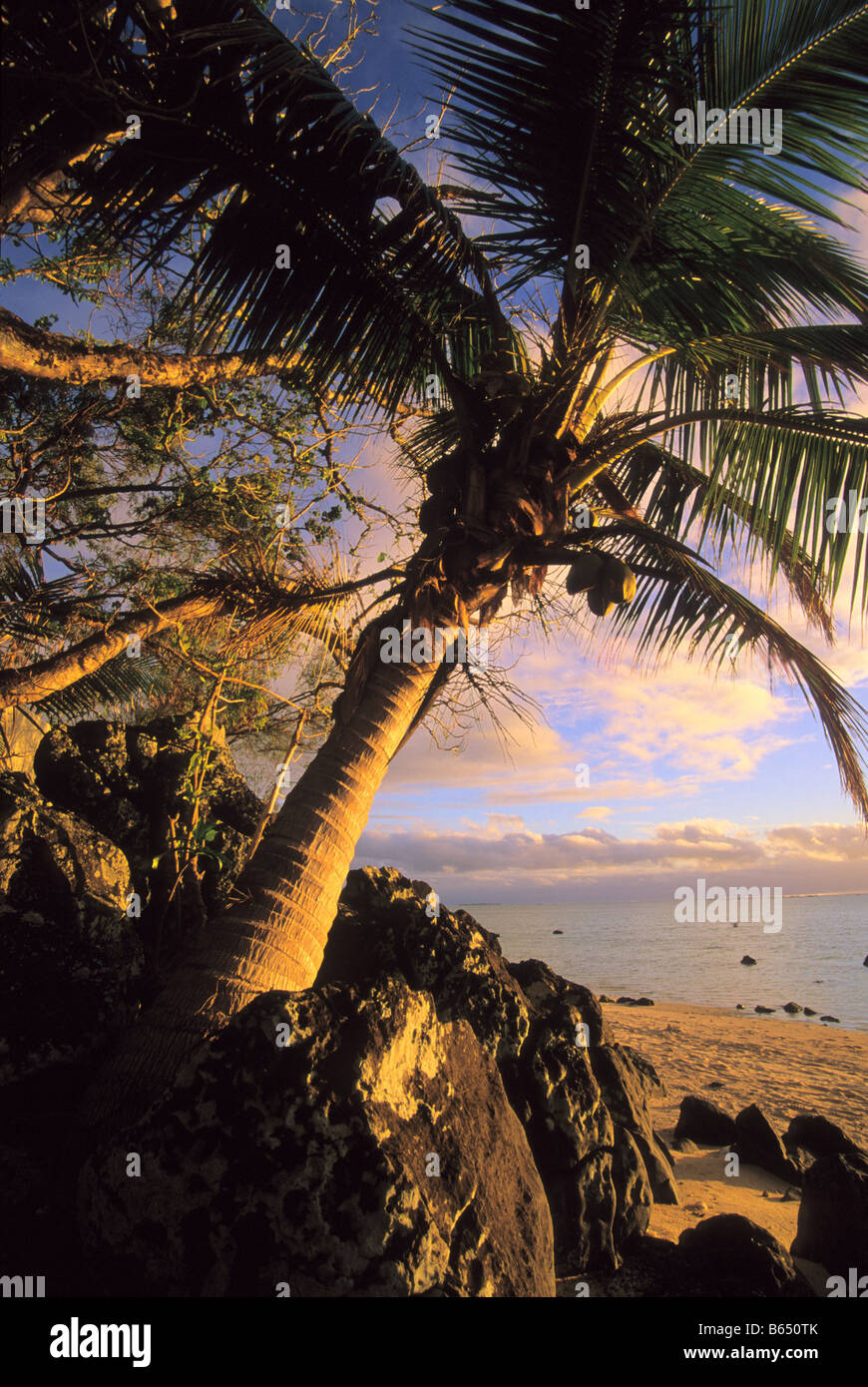 Aitutaki, Cook Islands, sunset Stock Photo - Alamy