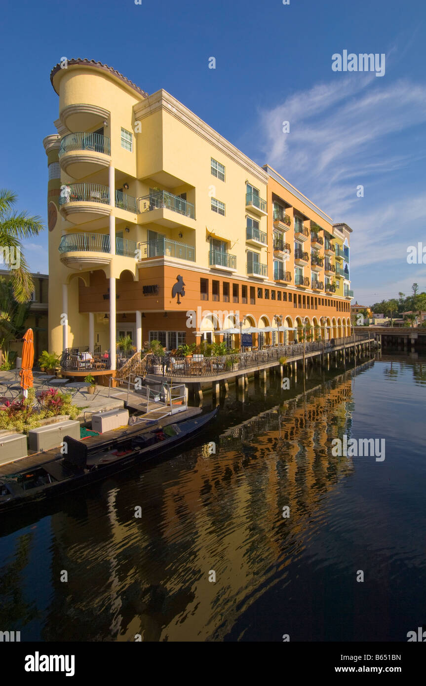 New development by canal Fort Lauderdale Gold Coast Florida United ...