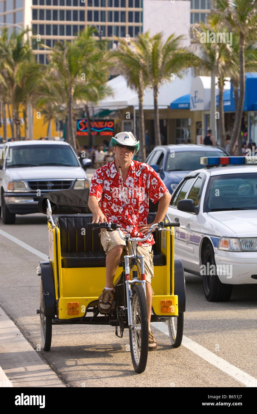 Rickshaw on Fort Lauderdale Beach Boulevard Fort Lauderdale Gold Coast ...