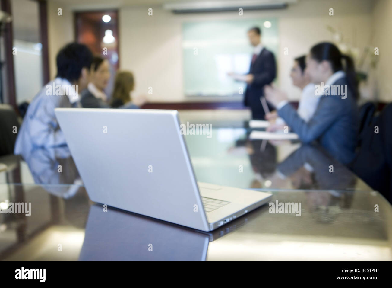 Business people having meeting in the office Stock Photo - Alamy