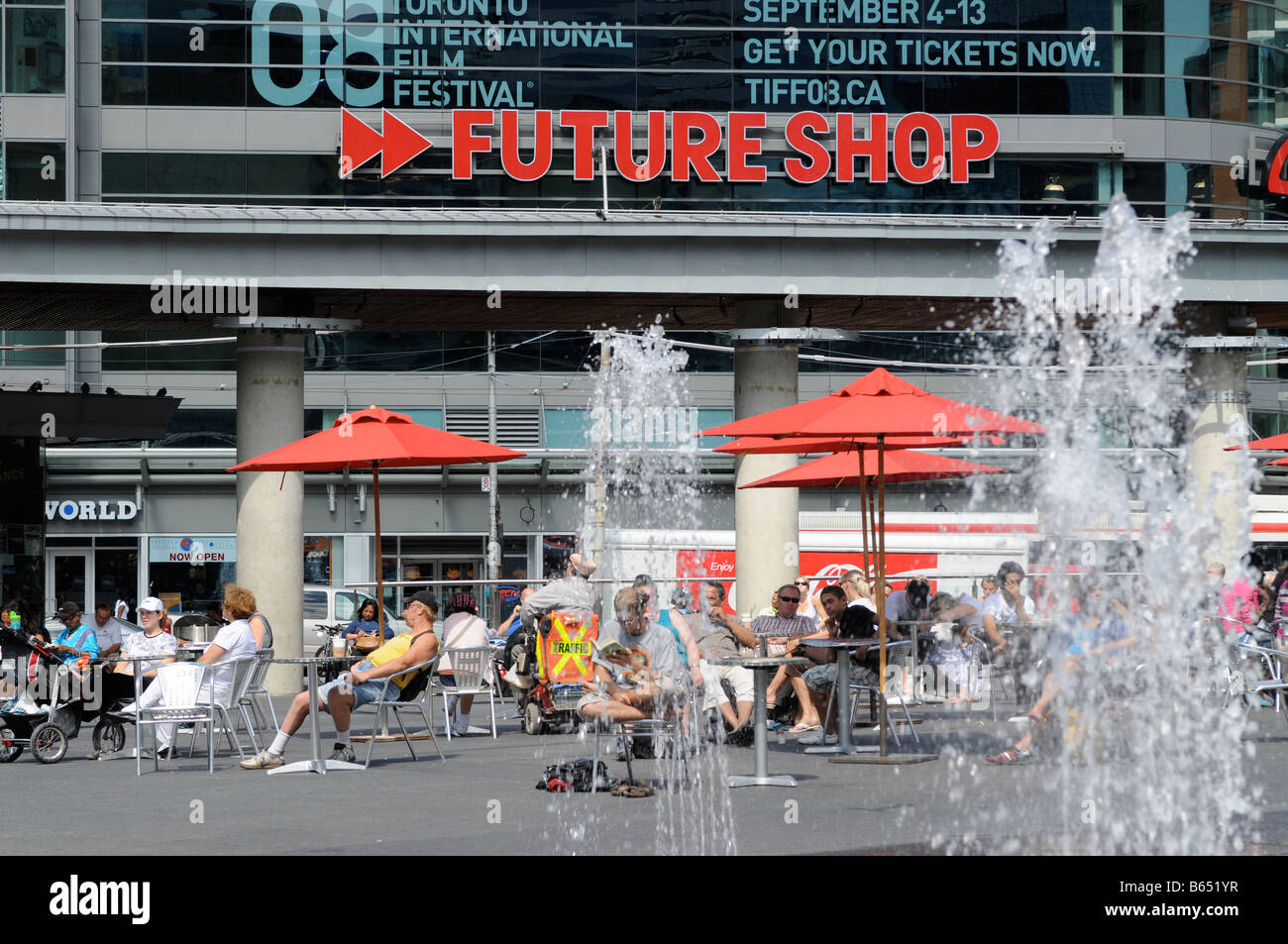Yonge Dundas Square also known as Toronto Life Square Stock Photo - Alamy
