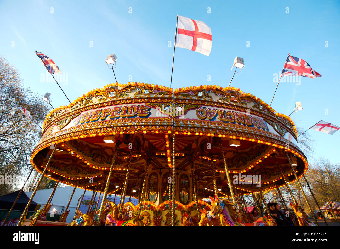 Merry go round ride hi-res stock photography and images - Alamy