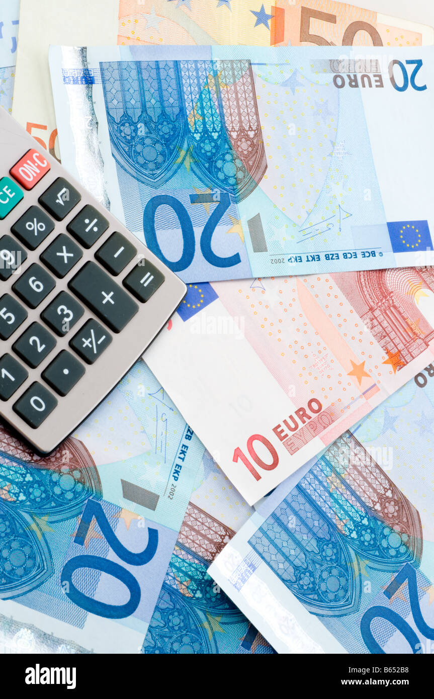 European currency banknotes Stock Photo - Alamy